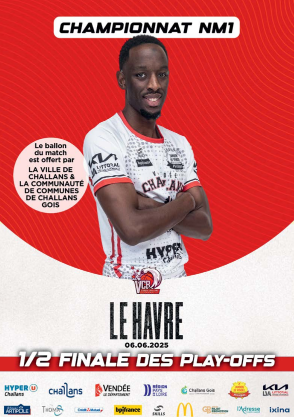 PROGRAMME DE MATCH – STB Le Havre - Vendée Challans Basket